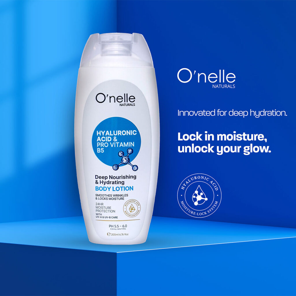 Onelle Hyaluronic Acid & Pro Vitamin B5 Body Lotion 200ml